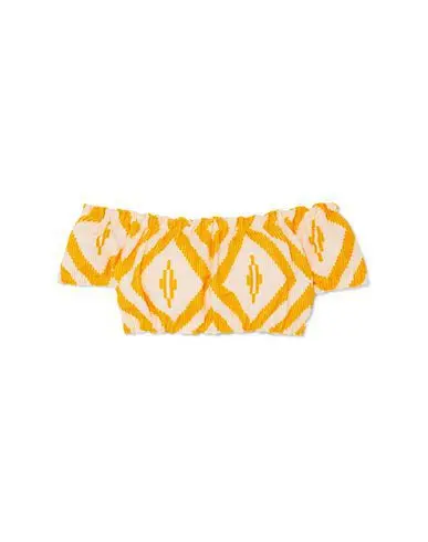 LEMLEM Woven Crop Top - Yellow