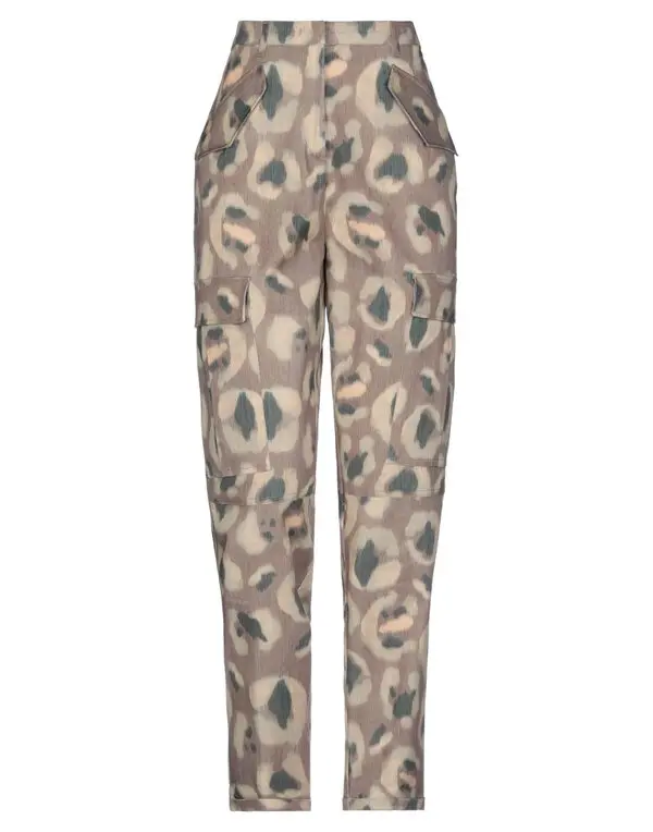 MANILA GRACE Camouflage-print Tapered Pants
