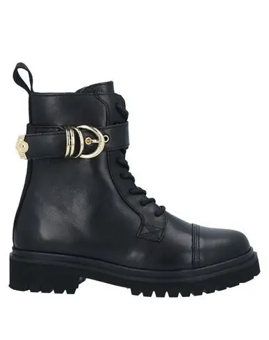 Versace Leather Lace-up Ankle Boots