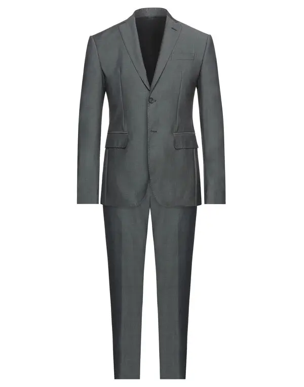 TRUSSARDI Suit Size Polyester, Viscose - Lead