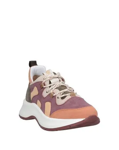 Hogan Leather Sneakers - Purple