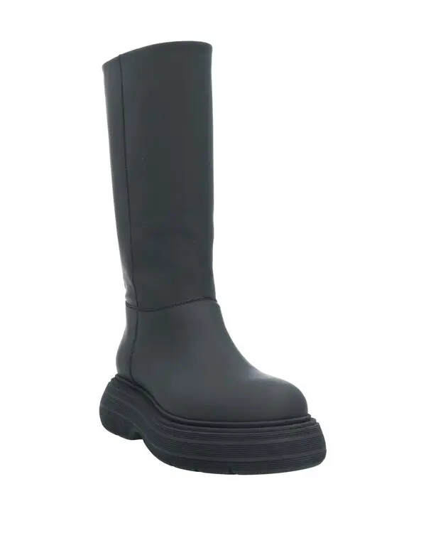 Gia Couture Calfskin Boots - Black