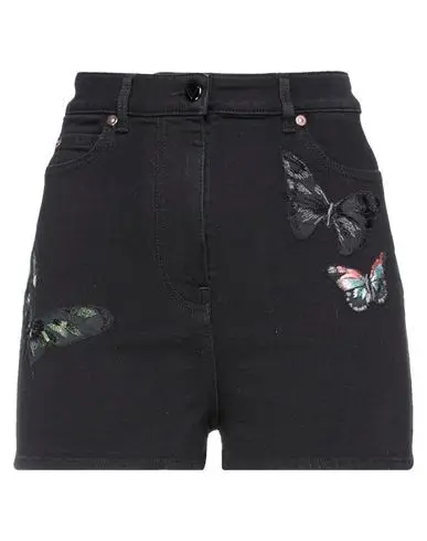 Valentino Garavani Denim Embellished High Waisted Shorts