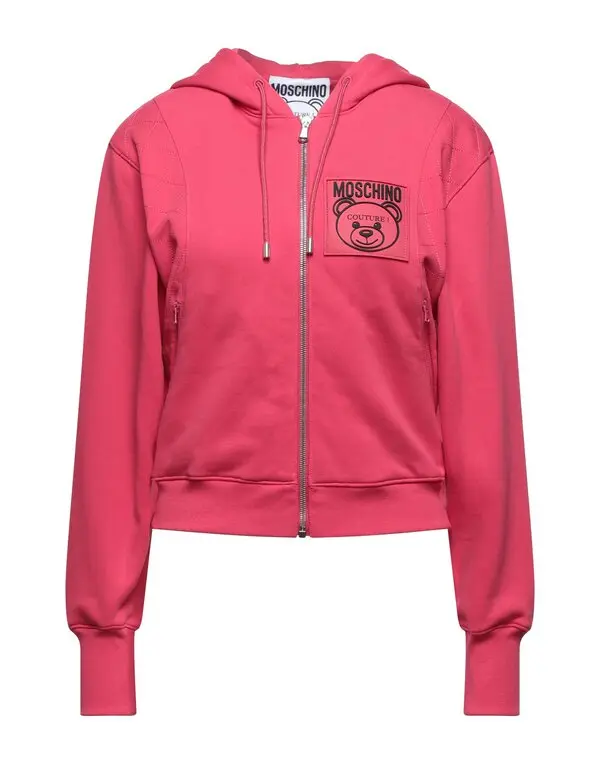Moschino Cotton Terry Full Zip Hoodie