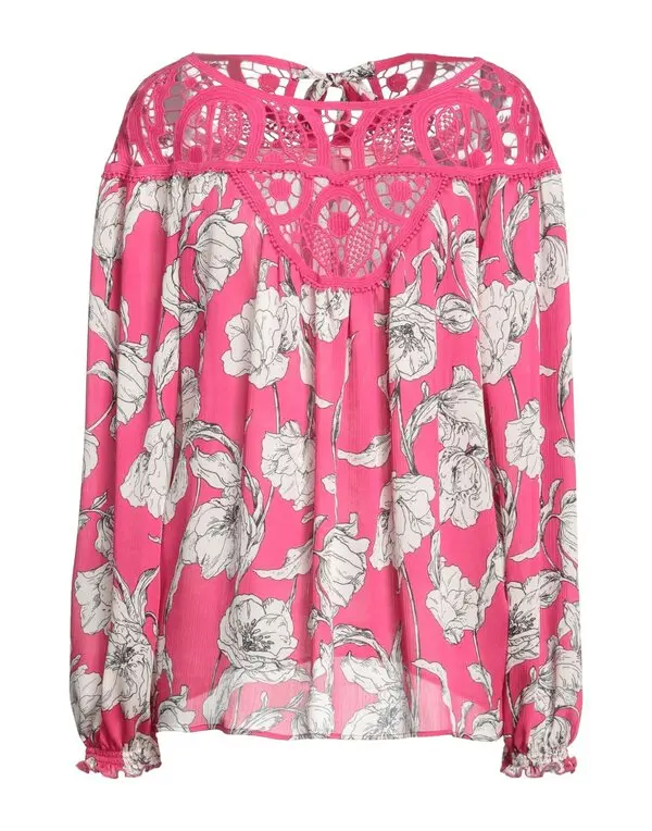 SEVENTY VENEZIA Floral Print Top - Pink