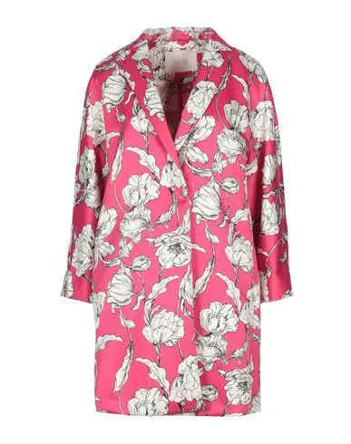 SEVENTY VENEZIA Floral Trench Coat - Pink