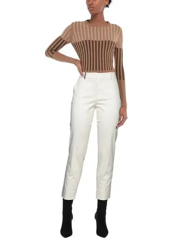 Peserico Houndstooth Tapered Trousers - Beige
