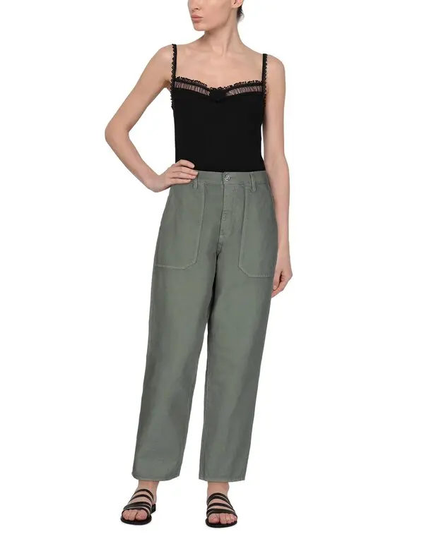 NINE:INTHE:MORNING Straight-leg Cotton Blend Trousers