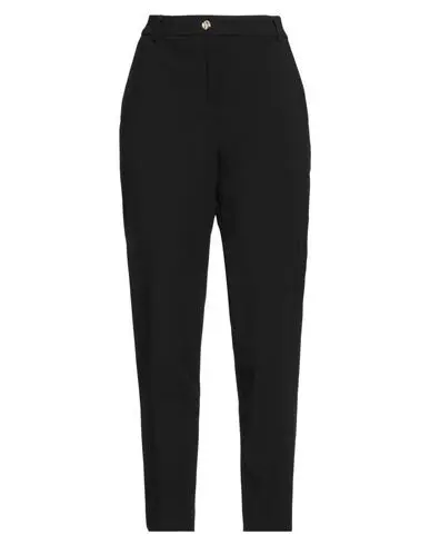 ANNA MOLINARI Tapered Crepe Pants - Black