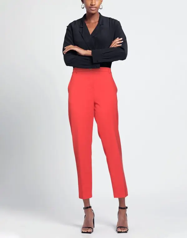 ANNA MOLINARI Tapered Crepe Pants