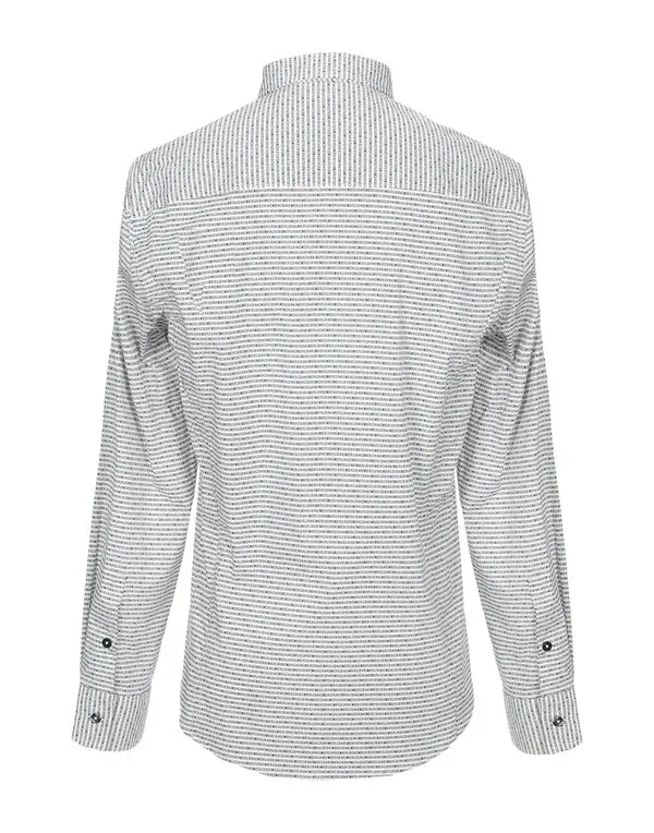 BIKKEMBERGS Shirt Size Cotton, Elastane
