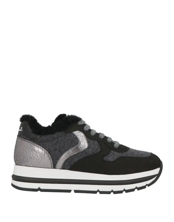 VOILE BLANCHE Sneakers Size Soft Leather, Shearling, Textile Fibers