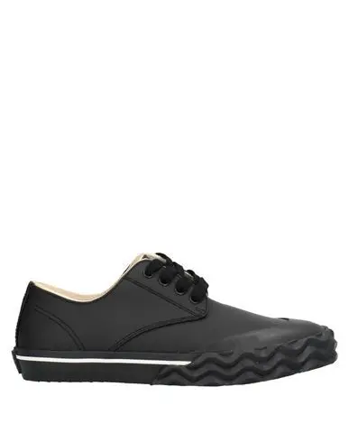 MAISON MARGIELA Soft Leather Sneakers - Black