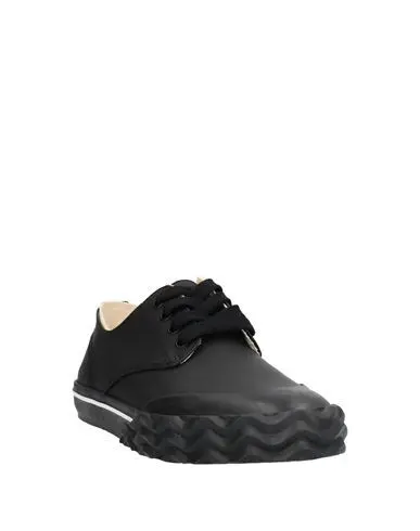 MAISON MARGIELA Soft Leather Sneakers - Black