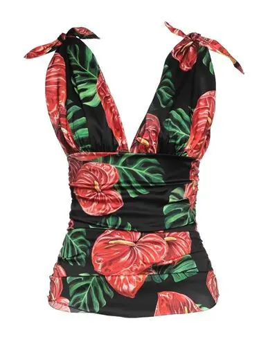 Dolce & Gabbana Floral-print Satin Top