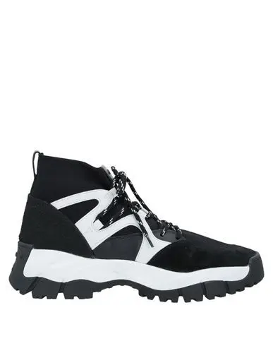 TOD'S Sneakers In Leather And Textile Fibers - Black
