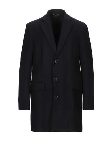 Dolce & Gabbana Coat In Virgin Wool And Nylon - Blue