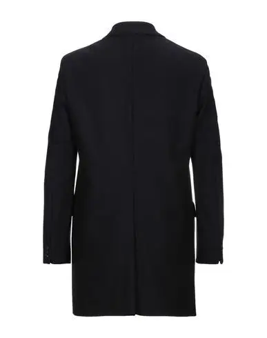 Dolce & Gabbana Coat In Virgin Wool And Nylon - Blue