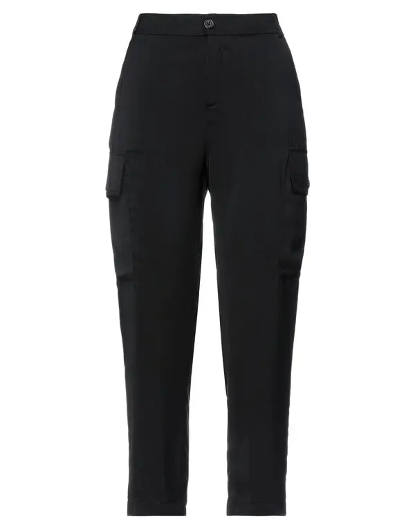 LIU •JO Tapered Regular Fit Pants - Black