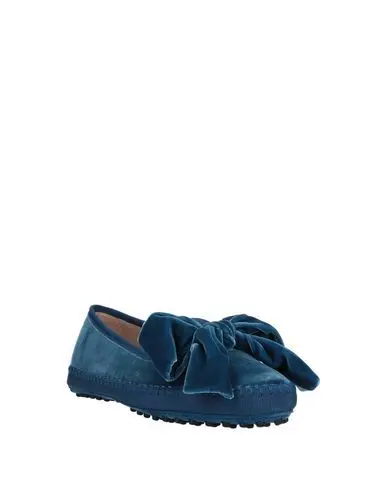 TOD'S Loafers In Textile Fibers - Blue