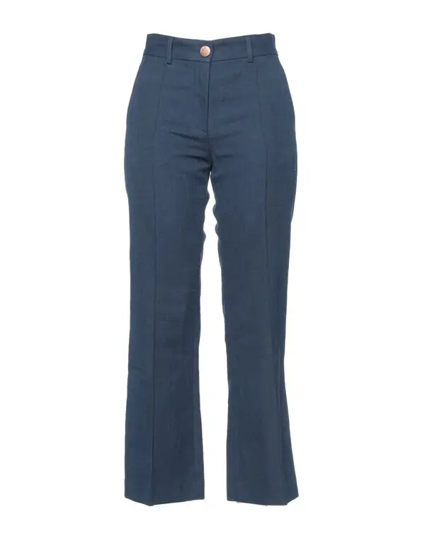 See By Chloé Flared Canvas Pants - Blue