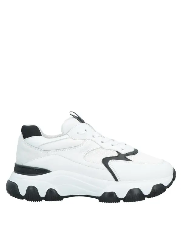 Hogan Sneakers Size Soft Leather, Textile Fibers