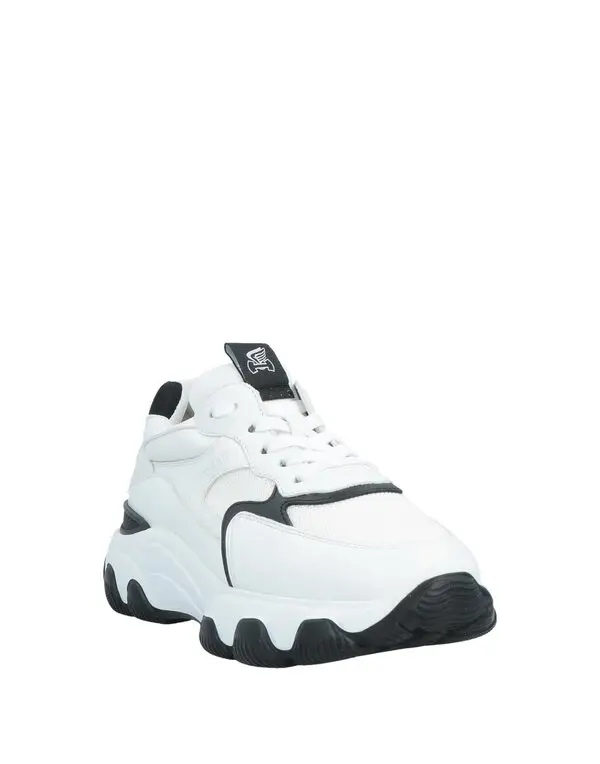Hogan Sneakers Size Soft Leather, Textile Fibers