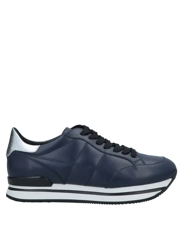 Hogan Leather Low-top Sneakers - Blue