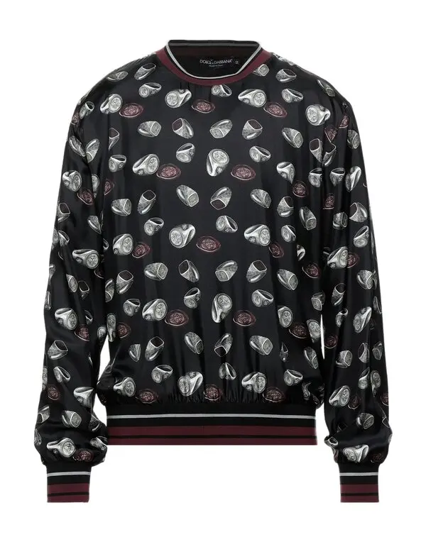 Dolce & Gabbana Sweatshirt Size Silk, Cotton, Elastane