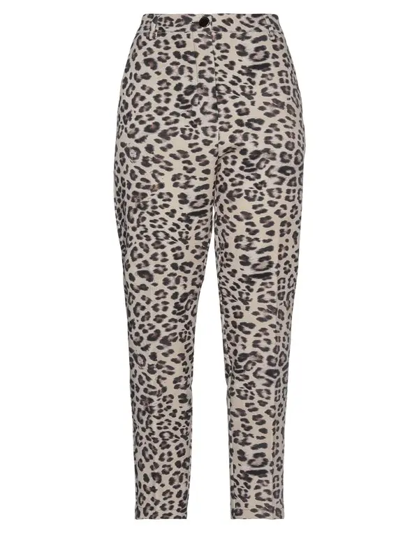 ANNA MOLINARI Leopard-print Tapered Pants