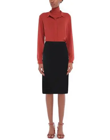 Burberry Wool Midi Pencil Skirt