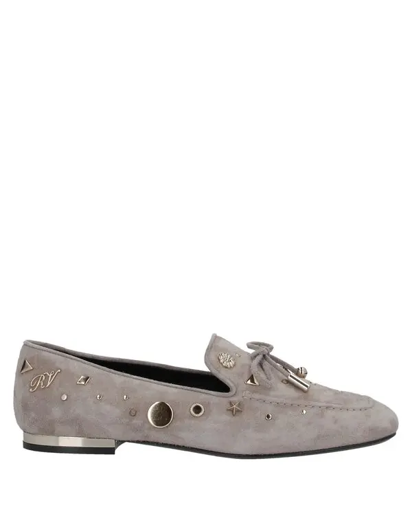 ROGER VIVIER Loafers In Soft Leather - Khaki