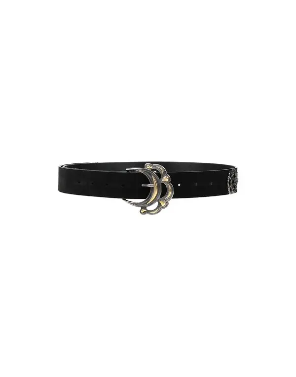 Maje Suede Belt With Appliqués