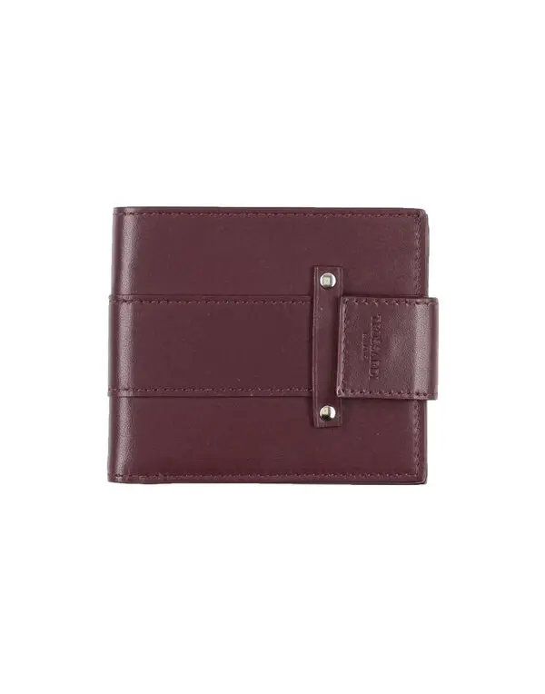 TRUSSARDI Wallet Plum Soft Leather - Purple