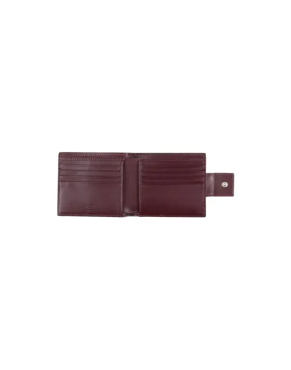 TRUSSARDI Wallet Plum Soft Leather - Purple