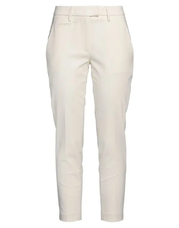 DONDUP Tapered Mid-rise Pants - White