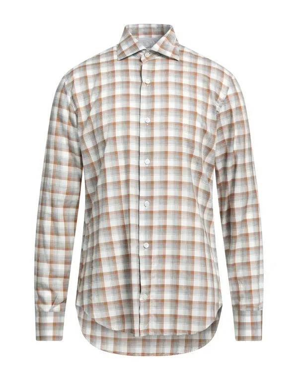 Eleventy Shirt Brick Size Cotton - Beige