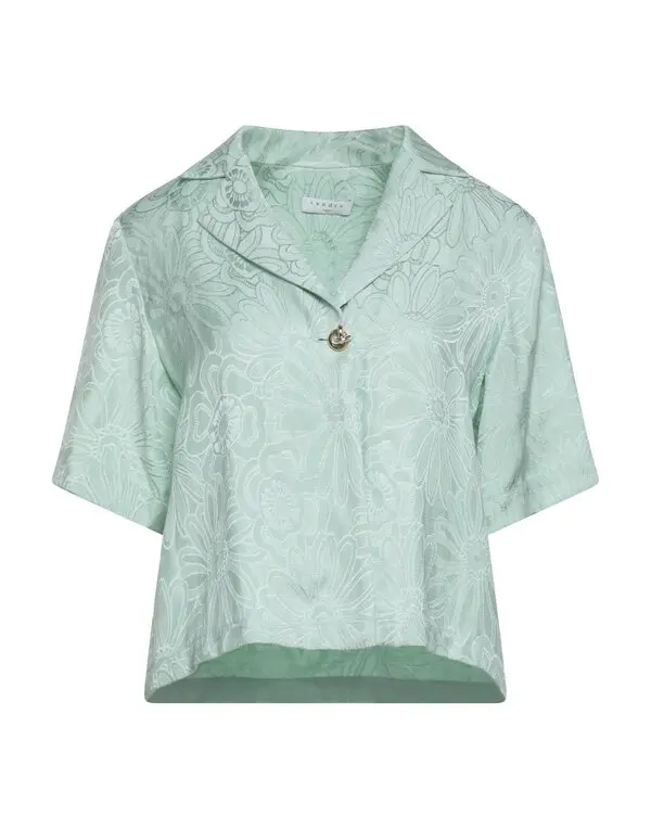 Sandro Jacquard Overshirt - Green