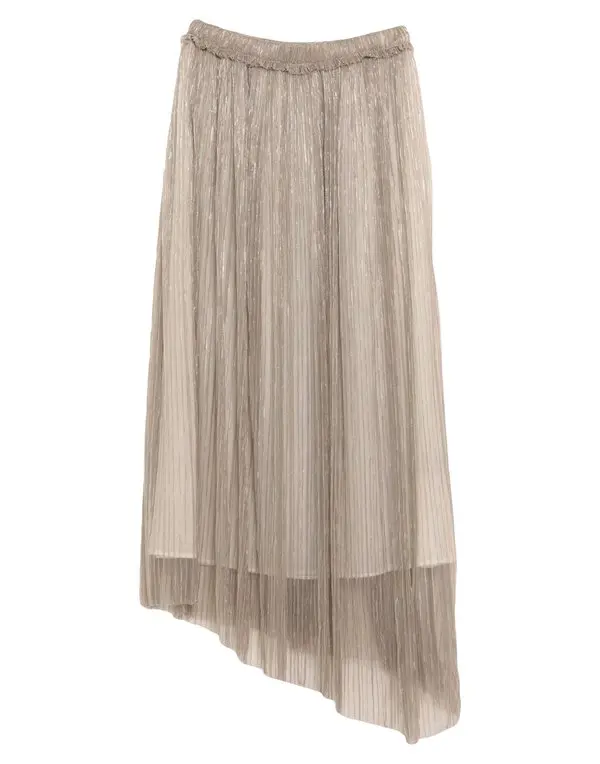 MARANT ETOILE Midi Pleated Skirt - Grey