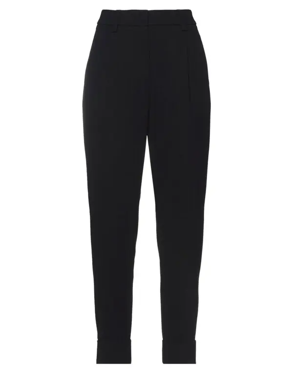 Peserico Tapered Crepe Pants - Black