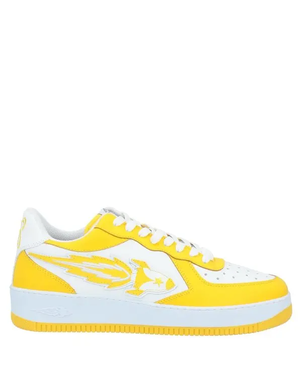 ENTERPRISE JAPAN Leather Sneakers - Yellow