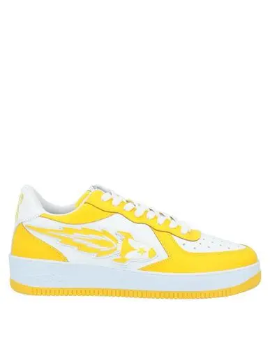 ENTERPRISE JAPAN Leather Sneakers - Yellow