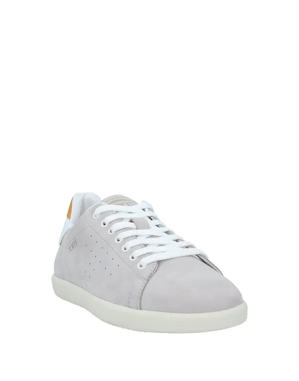 TOD'S Leather Low-top Sneakers - Grey