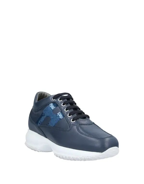Hogan Sneakers Size Soft Leather - Blue