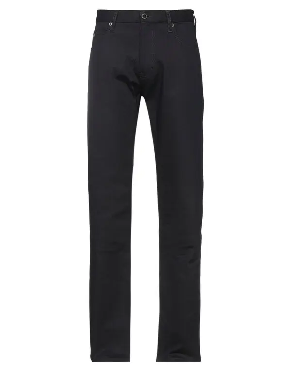 Emporio Armani Straight Leg Casual Pants - Dark Blue
