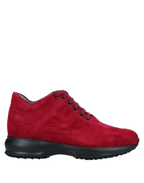 Hogan Leather Sneakers - Red