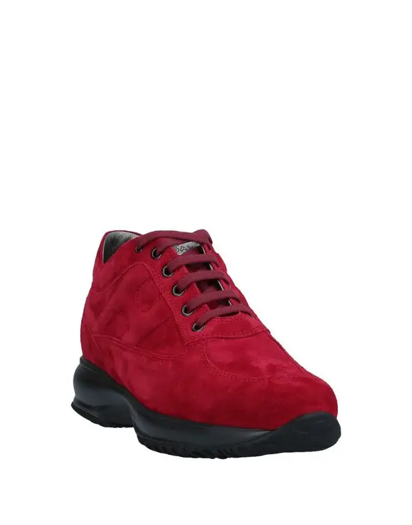 Hogan Leather Sneakers - Red