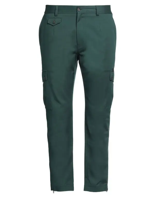 Dolce & Gabbana Cotton Elastane Cargo Pants - Green