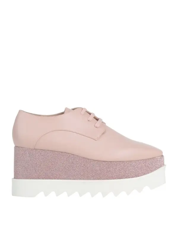 Stella McCartney Lace-up Wedge Shoes - Pink