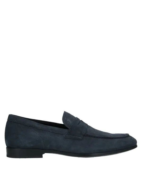 TOD'S Leather Penny Loafers - Blue